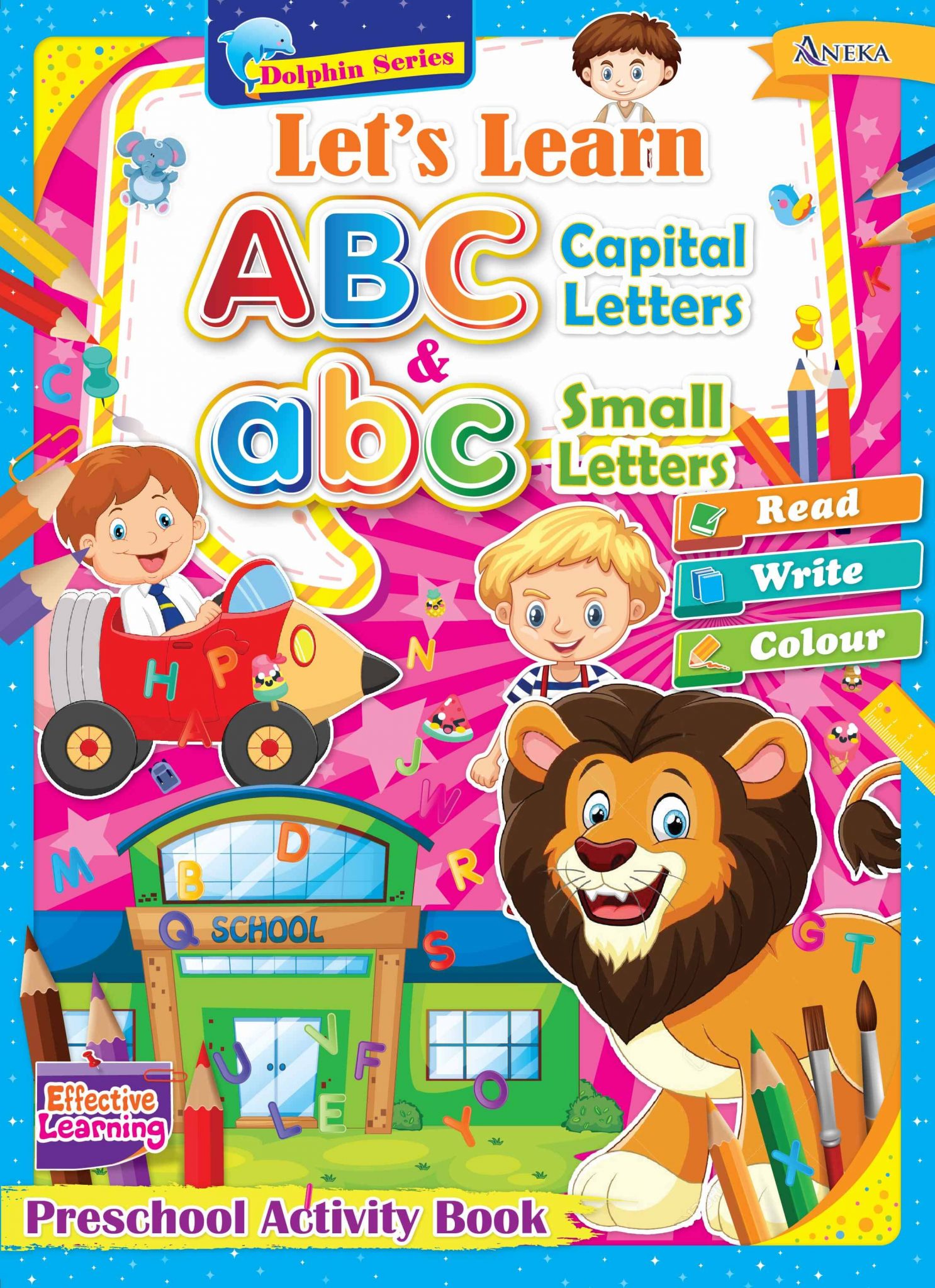 LET’S LEARN ABC CAPITAL LETTERS & abc SMALL LETTERS – ANEKA