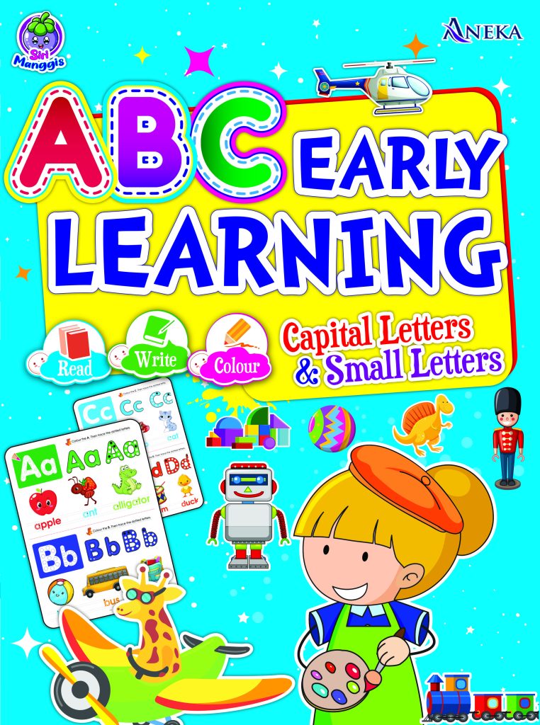 ABC EARLY LEARNING CAPITAL LETTERS SMALL LETTERS ANEKA abc-early-learning-capital-letters-small-letters-aneka
